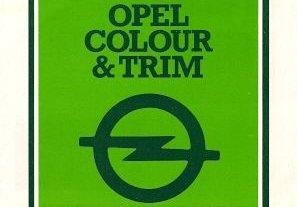 Opel Manta A series Colours - Opel Mantas - Opel Manta Owners Club